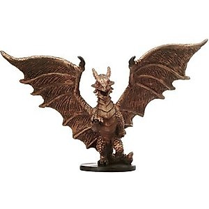 D & D Minis: Medium Copper Dragon # 20 - Blood War