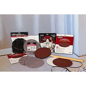 Hyde Round Abrasive Sanding Disc, 9" 150 Grit, 25 Pack fits Hyde Radial Sander