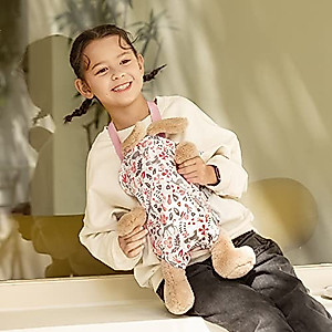 GAGAKU Baby Doll Carrier Doll Accessories for 18-inch Dolls IKEA Doll Reborn Baby Doll Bitty Baby American Girl Doll Carrier for Little Girls – Pink (Reindeer)