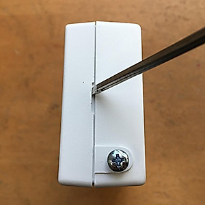 Compact Door Alarm with 16ft X 12ft Detection Area, 70dB Volume - 9V Battery Operated Alarm for Smaller Stores