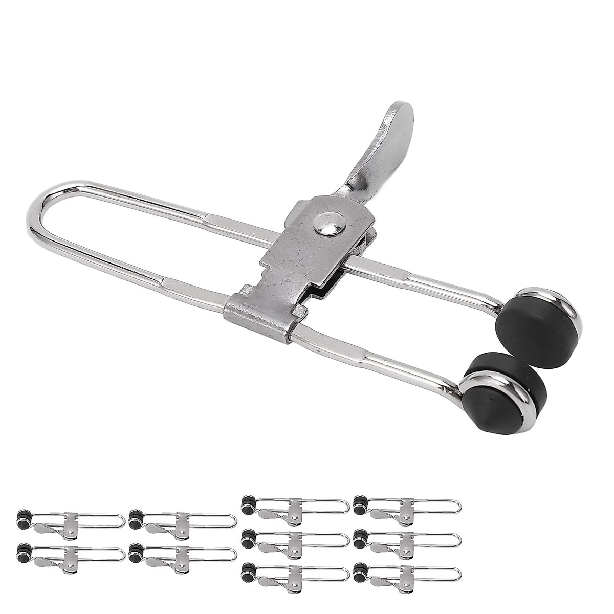 Aqur2020 Lever Action Grid Clamp Tile Clamps Install Ceiling Clamp 10Pcs Fastener Holding Devices