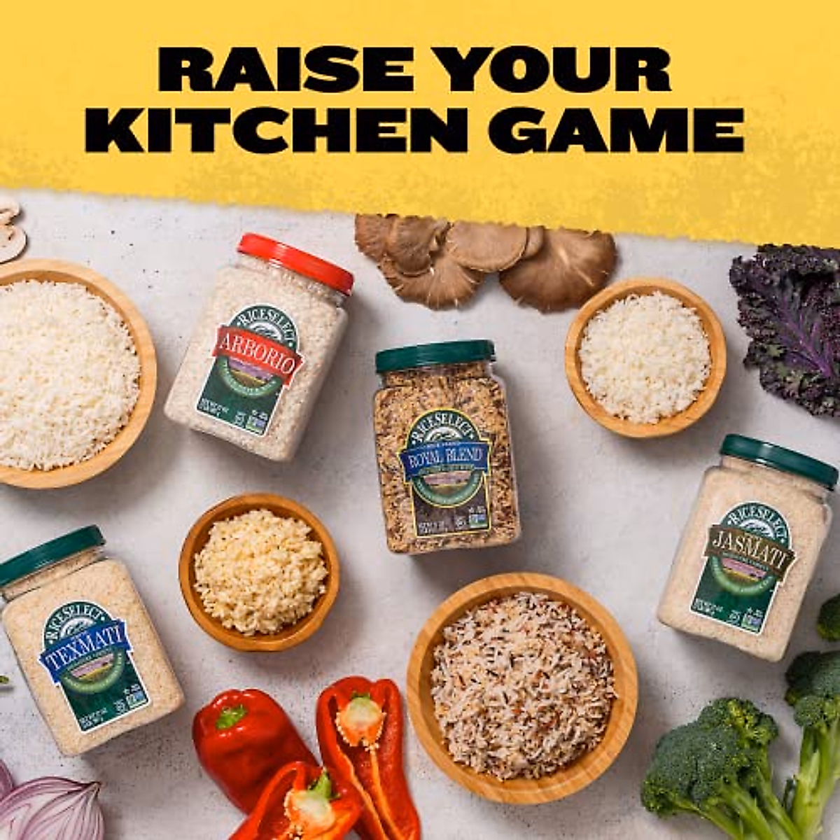 RiceSelect Arborio Rice for Italian Risotto, Premium Gluten-Free Rice, Non-GMO, 32-Ounce Jar, (Pack of 1)