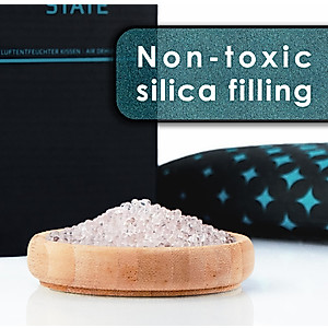 KING KONG STATE Rechargeable Desiccant Dehumidifier Bag 3-Pack - Moisture Absorbing Bag 3x 200g with Reusable Silica Gel for (Gun-) Safes, Storage Bins and Cars