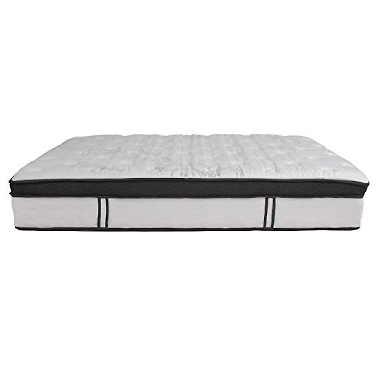 Flash Furniture Capri Comfortable Sleep 12 Inch CertiPUR-US Certified Memory Foam & Pocket Spring Mattress, Full Mattress in a Box White