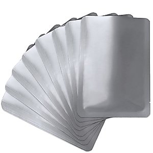 50 PCS 1 Pint Mylar bags for food storage, Heat Sealable Bags Storage Bags for Food, Coffee Beans, tea, grains, etc.(5.9 x 7.9 Inch)