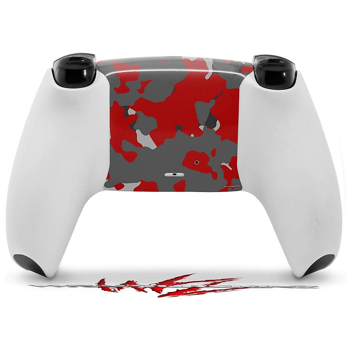 WraptorSkinz Skin Wrap compatible with Sony PS5 DualSense Controller WraptorCamo Old School Camouflage Camo Red (CONTROLLER NOT INCLUDED)