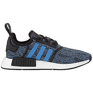 adidas Originals NMD_R1's Running Shoe, Black/True Blue/Utility Black, 5 US Unisex Big Kid