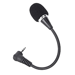 Mini Microphone Condenser,Omnidirectional Flexible Head Vocal Pickup Audio Amplified Equipment Standard 1/8 Inch (3.5 Mm) Aux-in Audio Jack