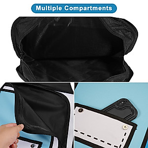 Aobiono Kawaii Backpack Cute Cartoon 3D Jump Style 2D Drawing from Comic Paper Anime Bookbag School Supplies Fun Daypack (Pink)