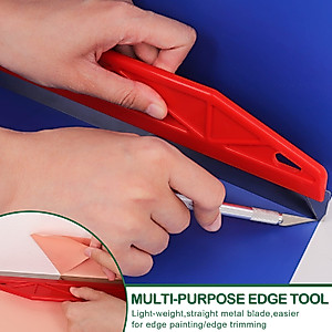 WRAPXPERT Wallpaper Smoothing Tools,Wallpaper Tool Kit with Squeegee Smoother,Seam Roller,Wallpaper Brush for Wallpaper Hanging,Contact Paper,Vinyl Application,Wallpaper Paste
