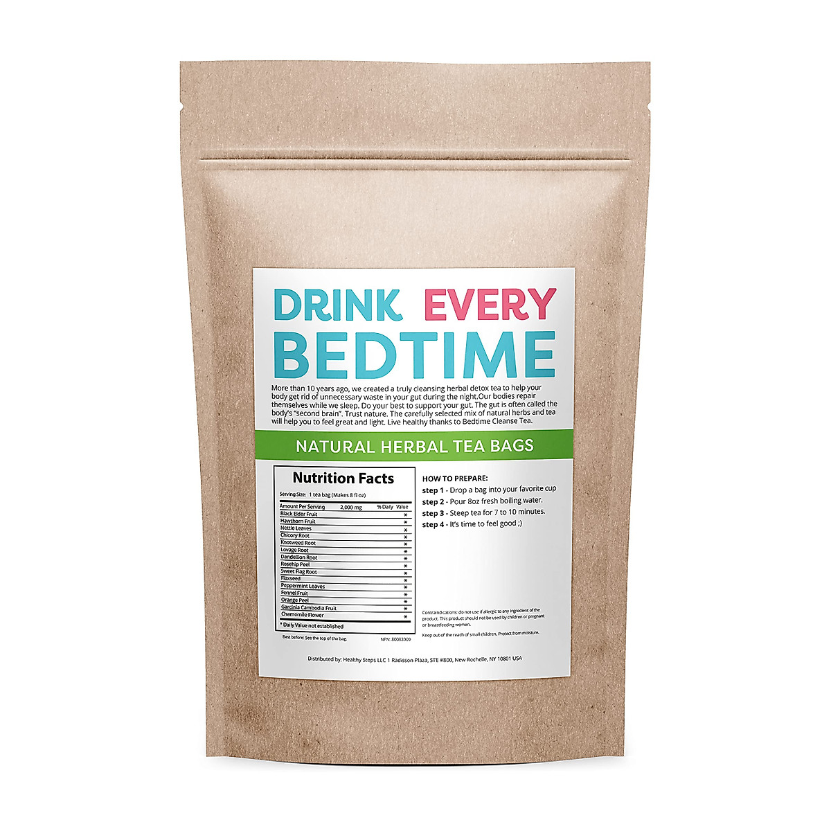 14 Day Teatox: Detox Skinny Herb Tea - Effective Detox Tea - Helps with Bloating and Constipation - Supports Body Cleanse - 100% NATURAL