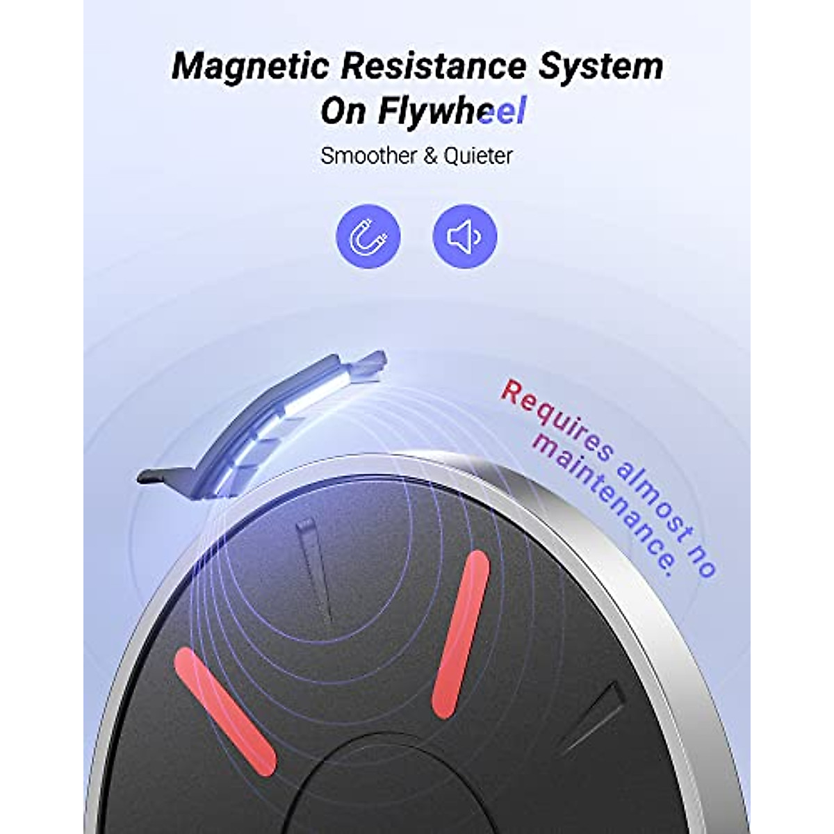 MERACH Exercise Bike, Bluetooth Stationary Bike for Home with Magnetic Resistance, Indoor Cycling Bike with 350lbs Weight Capacity, iPad Holder, TT