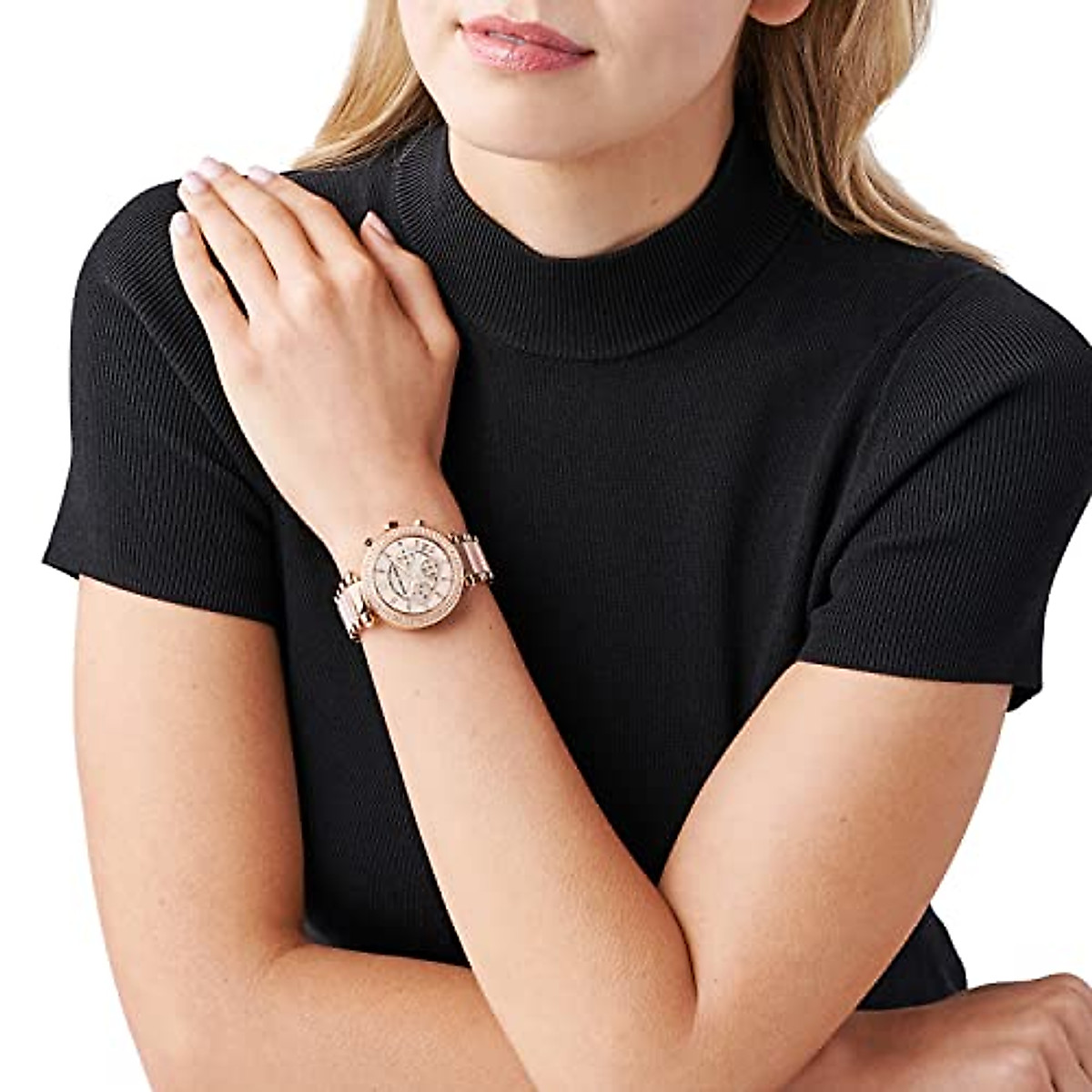 Michael Kors Analog Rose Dial Women's Watch - MK5896