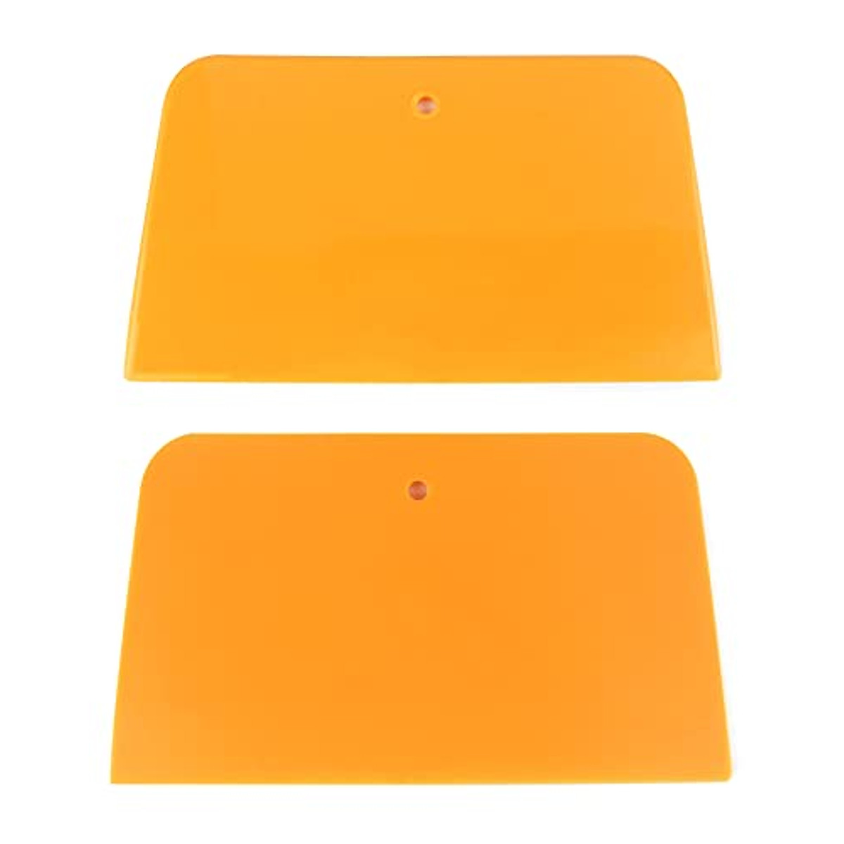 QWORK Body Filler Spreaders, 15 Pcs Car Scraper Kit, Automotive Fillers Hard Plastic Spreaders, Soft Installation Tool for Auto Glass Cleaning, Caulking Agents Car Body Maintenance