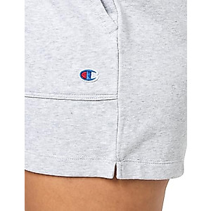 Champion French Terry, Comfortable Plus Size Gym Shorts for Women, Oxford Gray, 2X