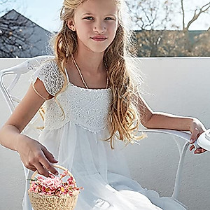 Hemoton Woven Storage Basket Wedding Flower Girl Basket Woven Ranttan Flower Bride Basket Picnic Basket for Wedding Bridal Ceremony Party Decoration (Beige) S Wicker Basket