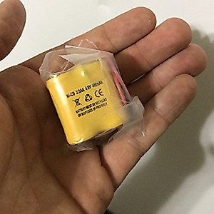 (5 Pack) D-2/3AA400MAH BL93NC484 MK Power MH29673 CUSTOM-196 Dantona BST Battery 4.8V OSA162 ANIC1361 4.8v 400mAh Ni-Cd Battery Replacement for Exit Sign Emergency Light