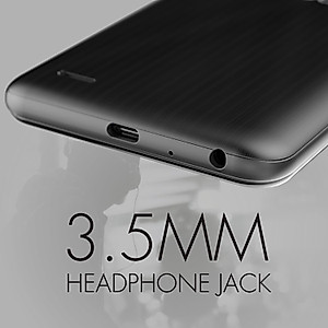 NUU A23Plus Basic Cell Phone for AT&T, T-Mobile, Cricket, Mint Mobile, Metro, 64G/3GB 6.3" 4G LTE, Q Link, Hello Mobile Dual SIM, Black, 365 Days US Warranty with Detachable & Replaceable Battery