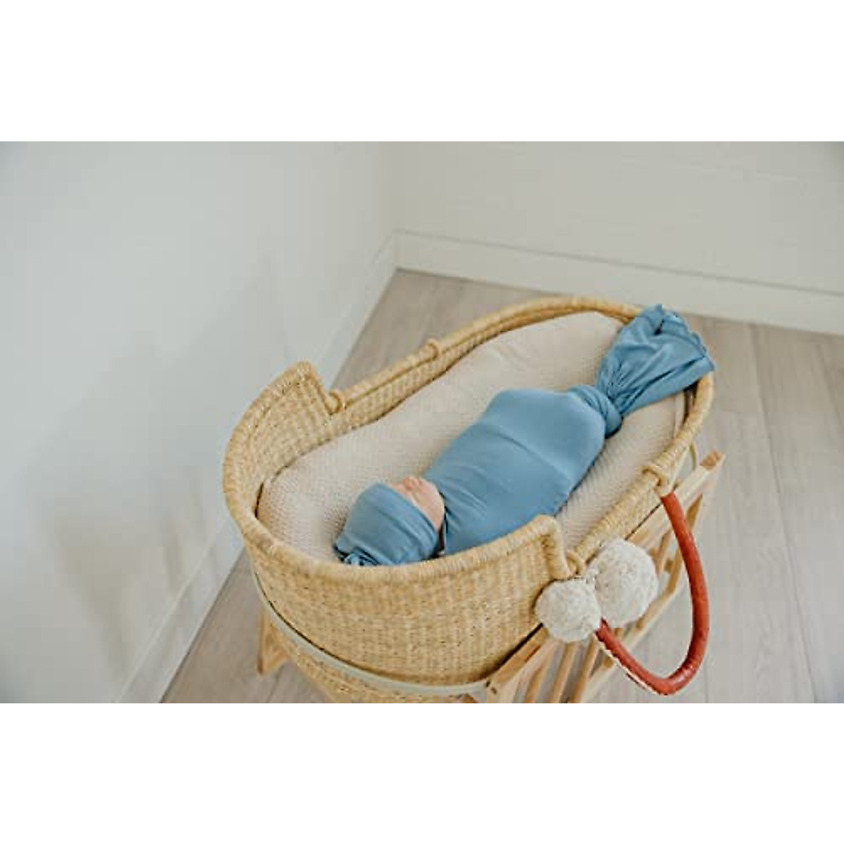 Copper Pearl Large Premium Knit Baby Swaddle Receiving Blanket Atlantic