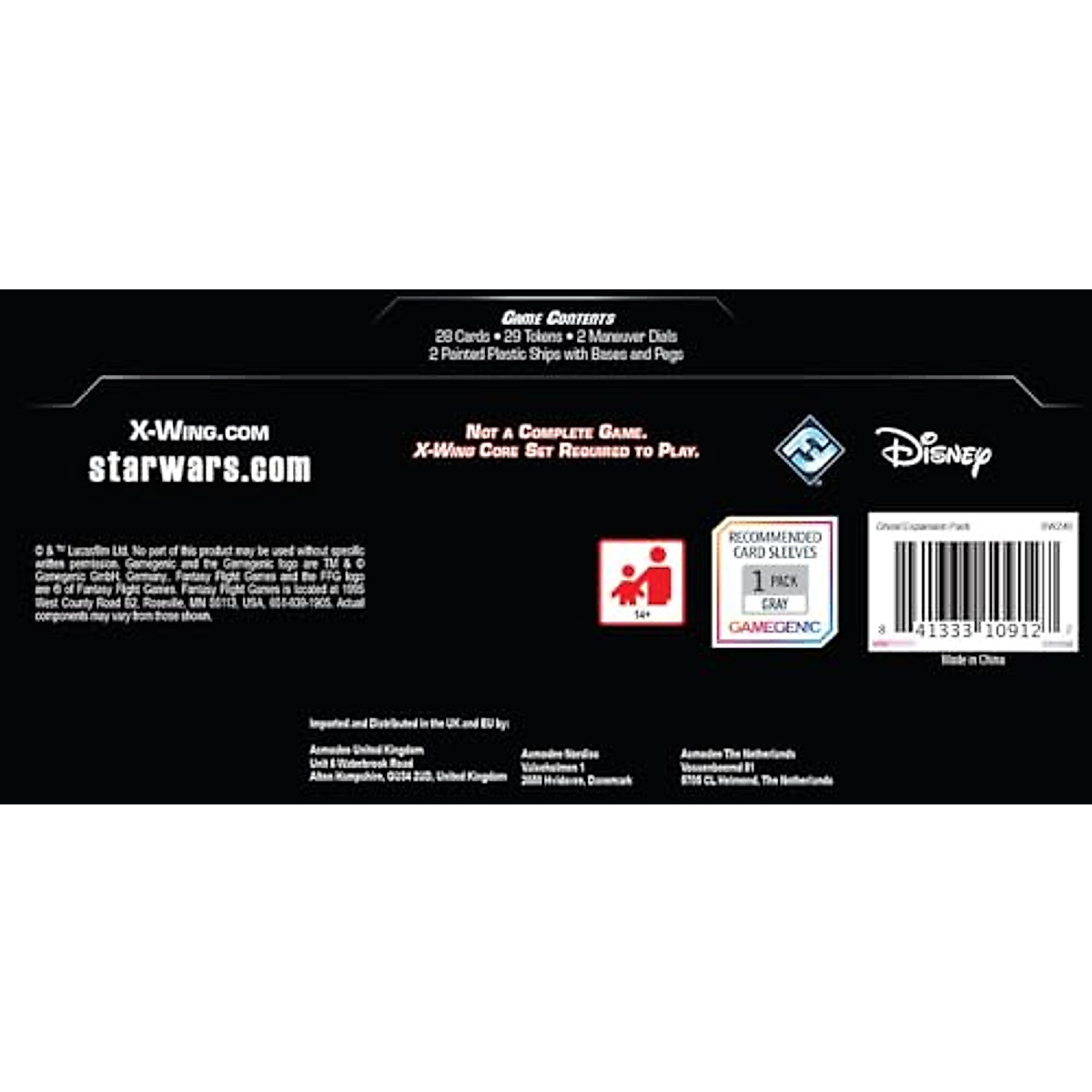 Star Wars X-Wing 2nd Edition Miniatures Game Ghost EXPANSION PACK - Strategy Game for Adults and Kids, Ages 14+, 2 Players, 45 Minute Playtime, Made by Atomic Mass Games