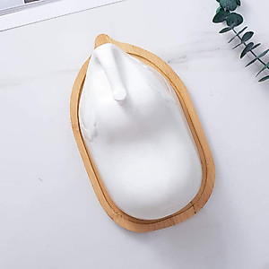 Elephant large butter dish Butter Dish Ceramic Butter Holder Animal Butter Tray with Lids Elephant Butter Keeper Container Margarine Holder Cheese Board Ceramic Food dinner plates Plate fruite plate