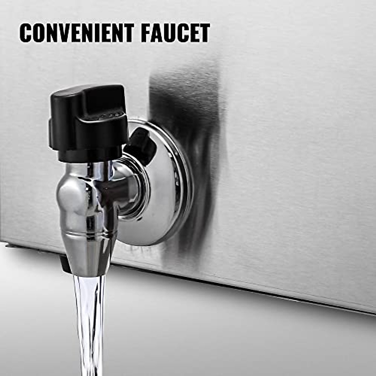 Commercial Soup Warmer 29.6 Qt Capacity, Electric Food Warmer Stainless Steel with Tap