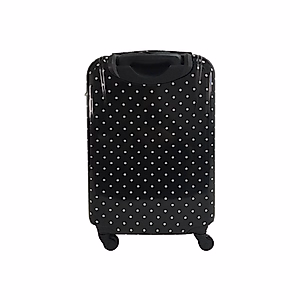 Fast Forward Minnie Mouse Luggage Hard Side Tween Spinner Rolling Suitcase for Kids Carry-On Travel Trolley - 21 Inch