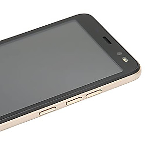 Rosvola Unlocking Smartphone, 3200mAh Lithium Ion Battery Fluent Running Speed MTK6779 Quad Core CPU 5.45 Inch Screen Dual Sim Cell Phone ABS for Watching Video (Gold)