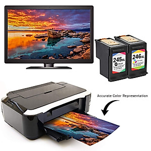 Limeink Remanufactured Ink Cartridges Replacement for Canon Ink Cartridges 245 and 246 245xl 246xl for Canon Pixma MG2522 Ink mx490 Printer Ink for Canon 245 246 XL ts3322 243 and 244 PG 245 Ink 2 Pk