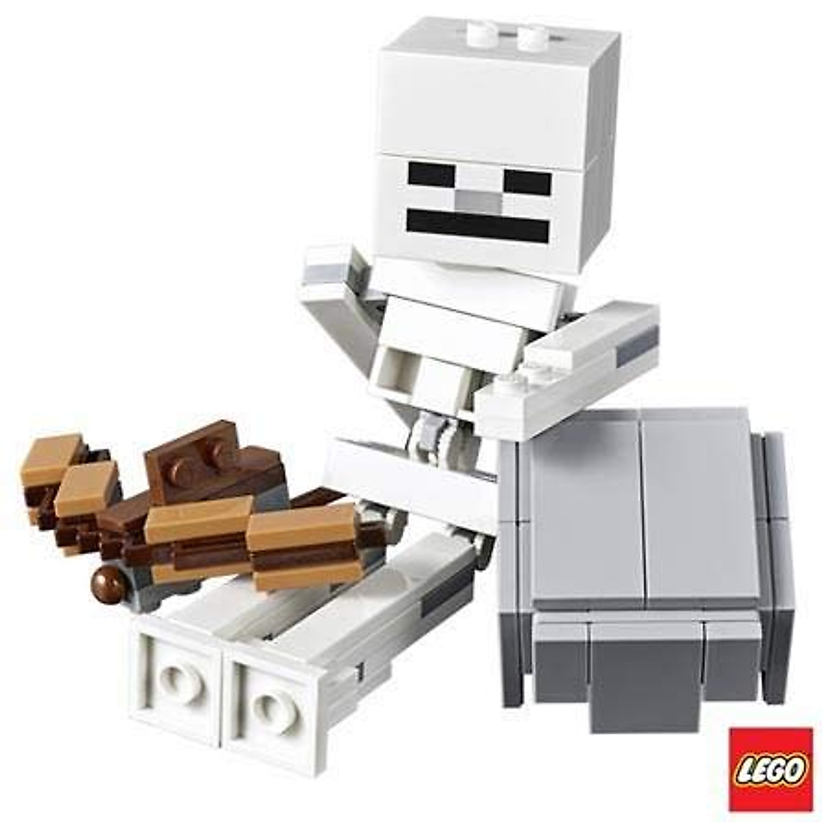 LEGO Minecraft BigFig Skeleton with Magma Cube Building Kit (142 Pieces)