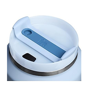 Stanley Quencher H2.0 Tumbler with Handle & Straw 64 oz | Flowstate 3-Position Lid | Large Capacity for Travel & Sports | Insulated Stainless Steel Cup | BPA-Free | Glacier