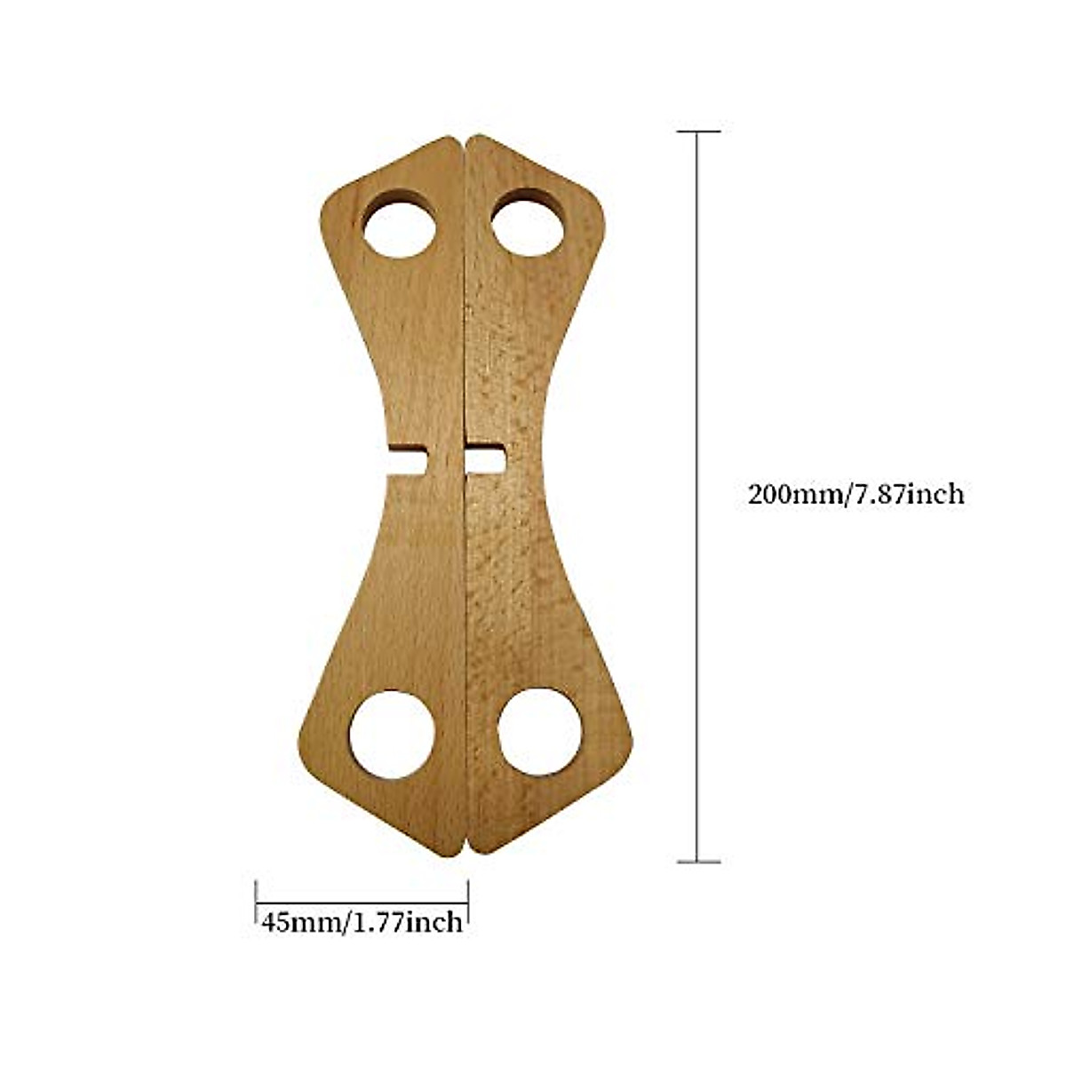 ZhenSanHuan Wood Trivet Reversible Pot Holder Detachable