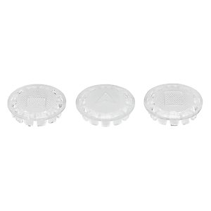 Danco 80677 , Inc. Index Button for Price Pfister Faucets, 3 Count (Pack of 1) Clear