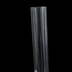 Dinglab,Quartz Glass Tube,Quartz Sleeve,Fused Quartz Tubing,Fused Silica Tube,Made by Vycor Glass,Thcik 1mm,5Pcs/Pack (OD 12mm, ID 10mm, Length 200mm)