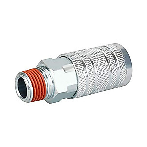 WYNNsky Industrial Air Coupler, 1/2 Inch Body Size, 1/2 Inch NPT Male Threads Size, Steel Air Accessories Hose Accessories Fittings