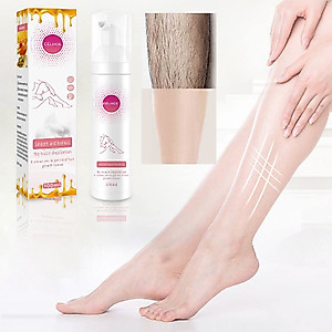 Hair Stop Growth Spray, Honey Hair Removal Foam Hair Removal, Non-Irritating Hair Removal Inhibitor for Body and Face,
