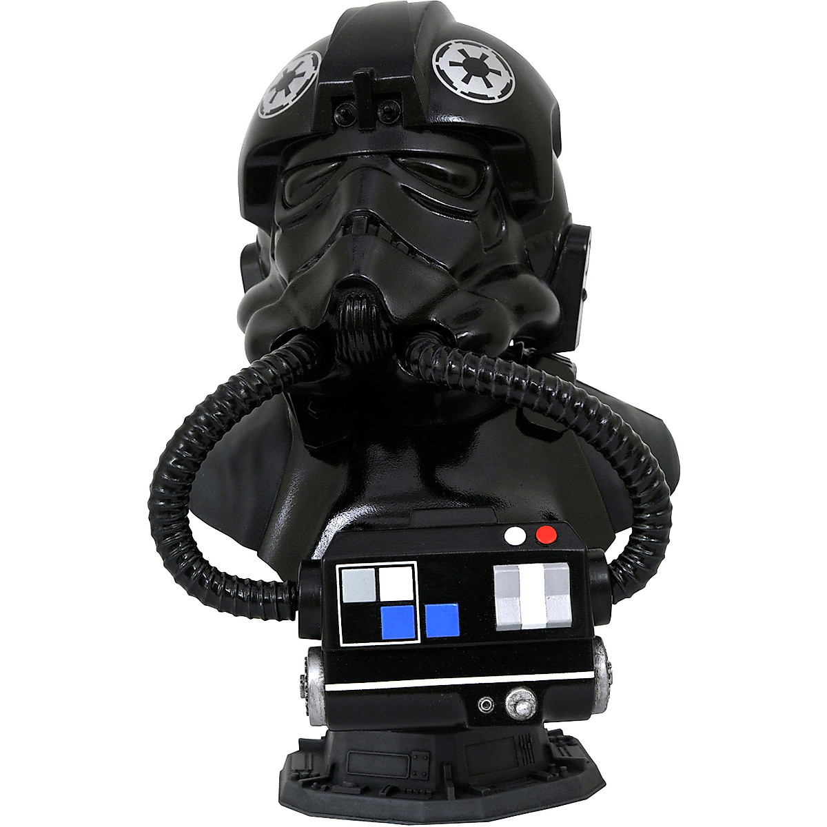 Diamond Select Toys Star Wars: Tie Fighter Pilot Legends in 3-Dimensions 1:2 Scale Bust, Multicolor, 10 inches
