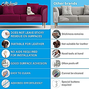 Cat Anti Scratch Furniture/Couch Protector from Cats Scratching - Couch Scratch Protector - Cat Training Tape - Scratch Guard