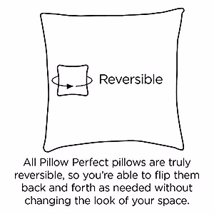 Pillow Perfect 594453 Outdoor/Indoor Key Cove Lagoon Lumbar Pillows, 11.5" x 18.5, Green, 2 Pack