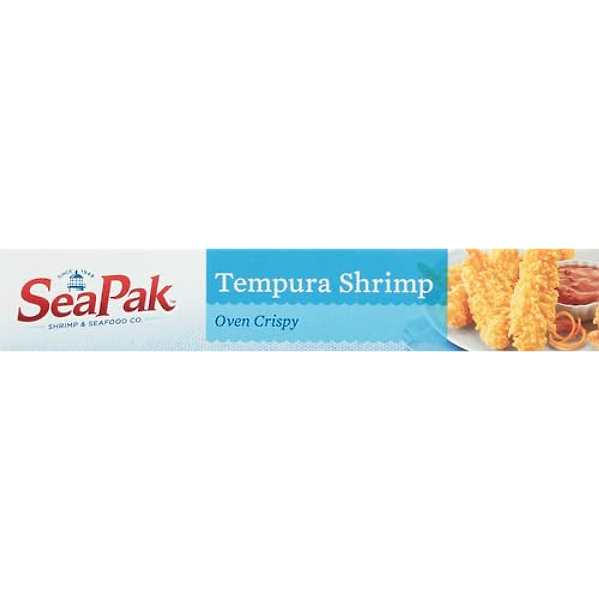 SeaPak Tempura Shrimp with Oven Crispy Breading and Sweet and Spicy Orange Sauce, Frozen, 8.2 oz
