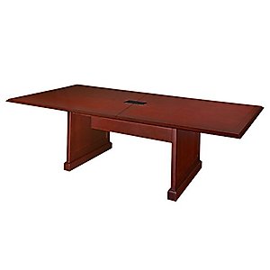 Regency Prestige 96 by 48-Inch Conference Table with Power Data Grommet, Mahogany
