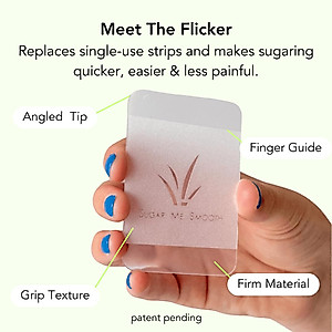 Sugar Me Smooth Body Sugar Wax Kit – Gentle On Skin And Less Painful Hair Removal In A Simple System, No Strips, No Heat, Water Soluble All-Natural Solution For All Skin & Hair Types