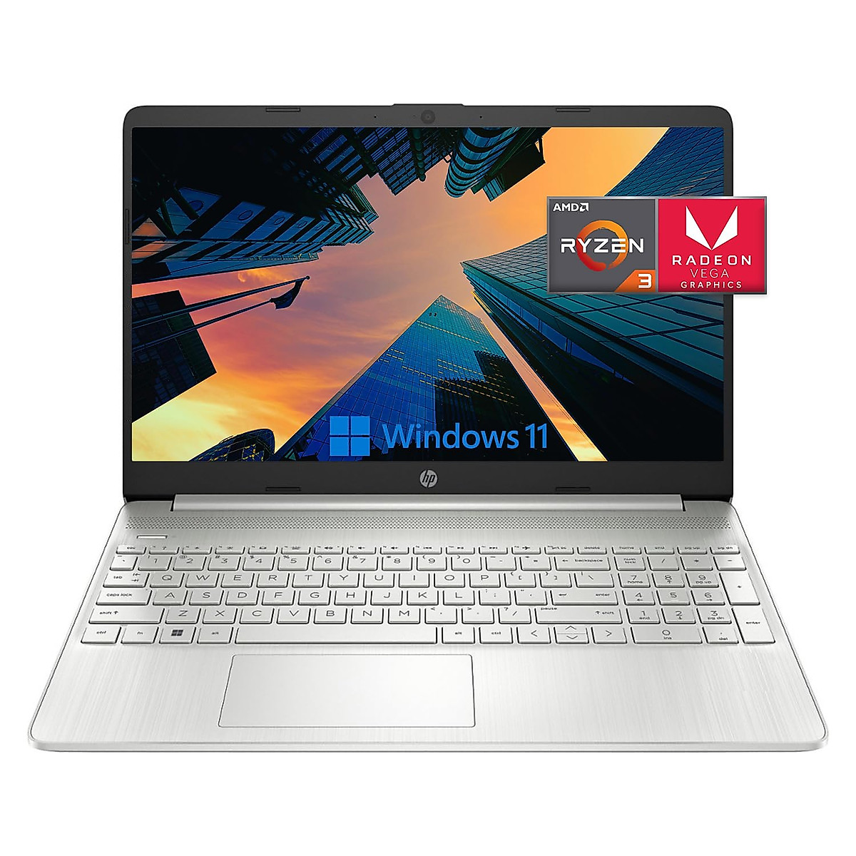 HP Pavilion Business Laptop, 15.6" HD Display, AMD Ryzen 3 5300U (Beats i7-1065G7), AMD Radeon Graphics, Long Battery Life, Bluetooth, Webcam, Wi-Fi, w P500 SSD, Win11 (16GB RAM | 1TB PCIe SSD)