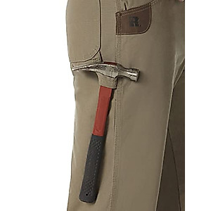 Wrangler Riggs Workwear mens Ripstop Carpenter jeans, Bark, 36W x 30L US