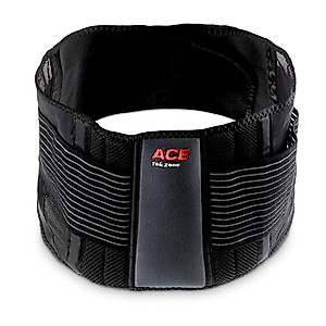 ACE Back Brace, Doctor Developed, Adjustable, Black