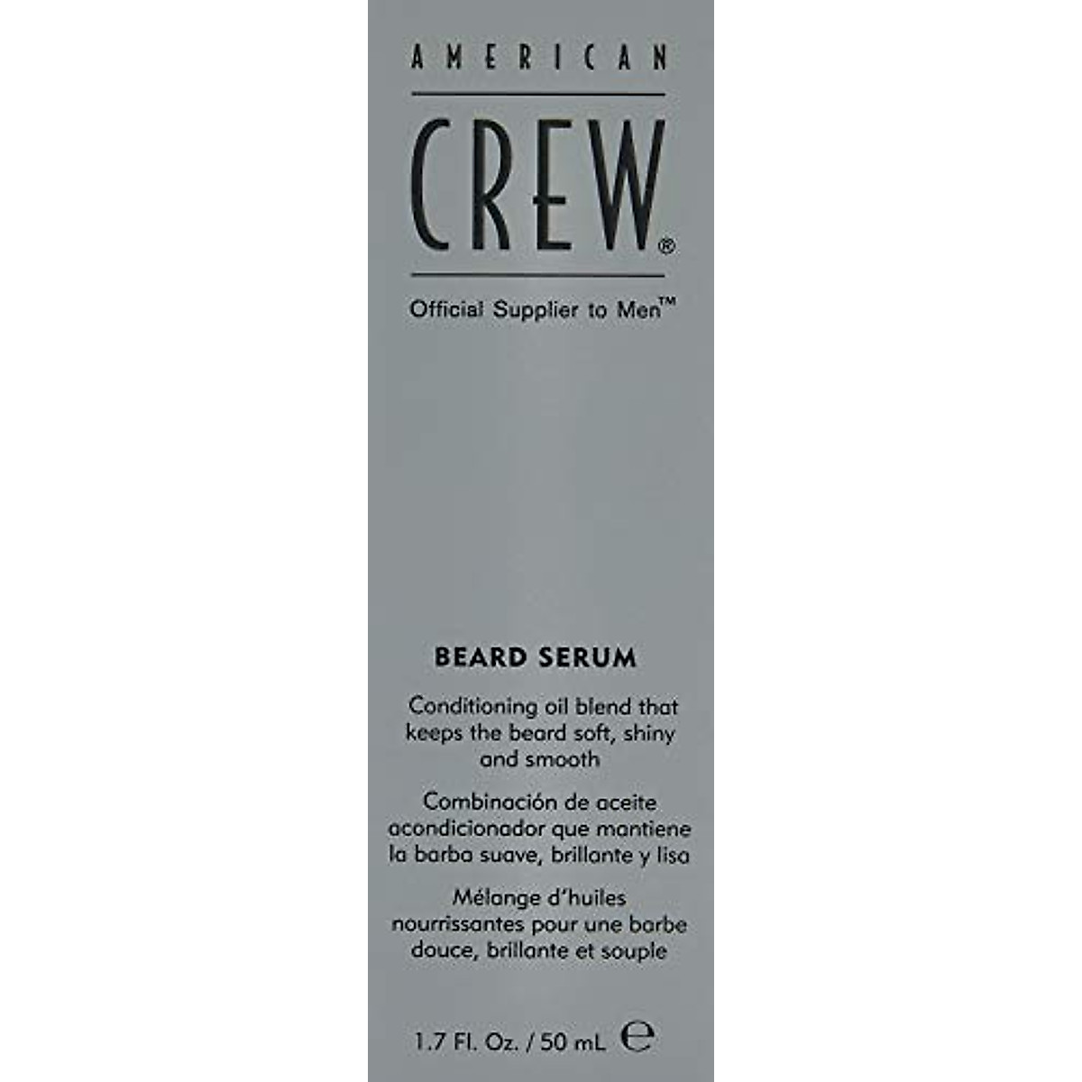 American Crew Beard Conditioner Serum, Conditioning Oil Blend for a Soft, Shiny & Smooth Beard, 1.7 Fl Oz