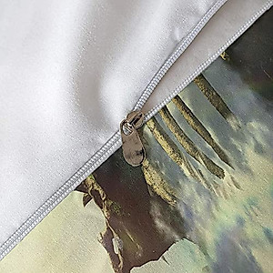 NICHIYOBI Redcap Beard Plumber Bros Game Movie Duvet Cover Set 3D Bedding Comforter Cover 3 Pcs (1 Duvet Cover+2 Pillowcases) Bedding Set (02,Full-80x90in+20x30in*2)