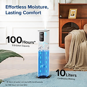 LEVOIT Air Purifiers for Home Bedroom, Smart WiFi, Auto Mode, Covers Up to 1095 Ft² & OasisMist 1000S (10L) Smart Humidifier for Home Large Room Bedroom, Last 100 Hours