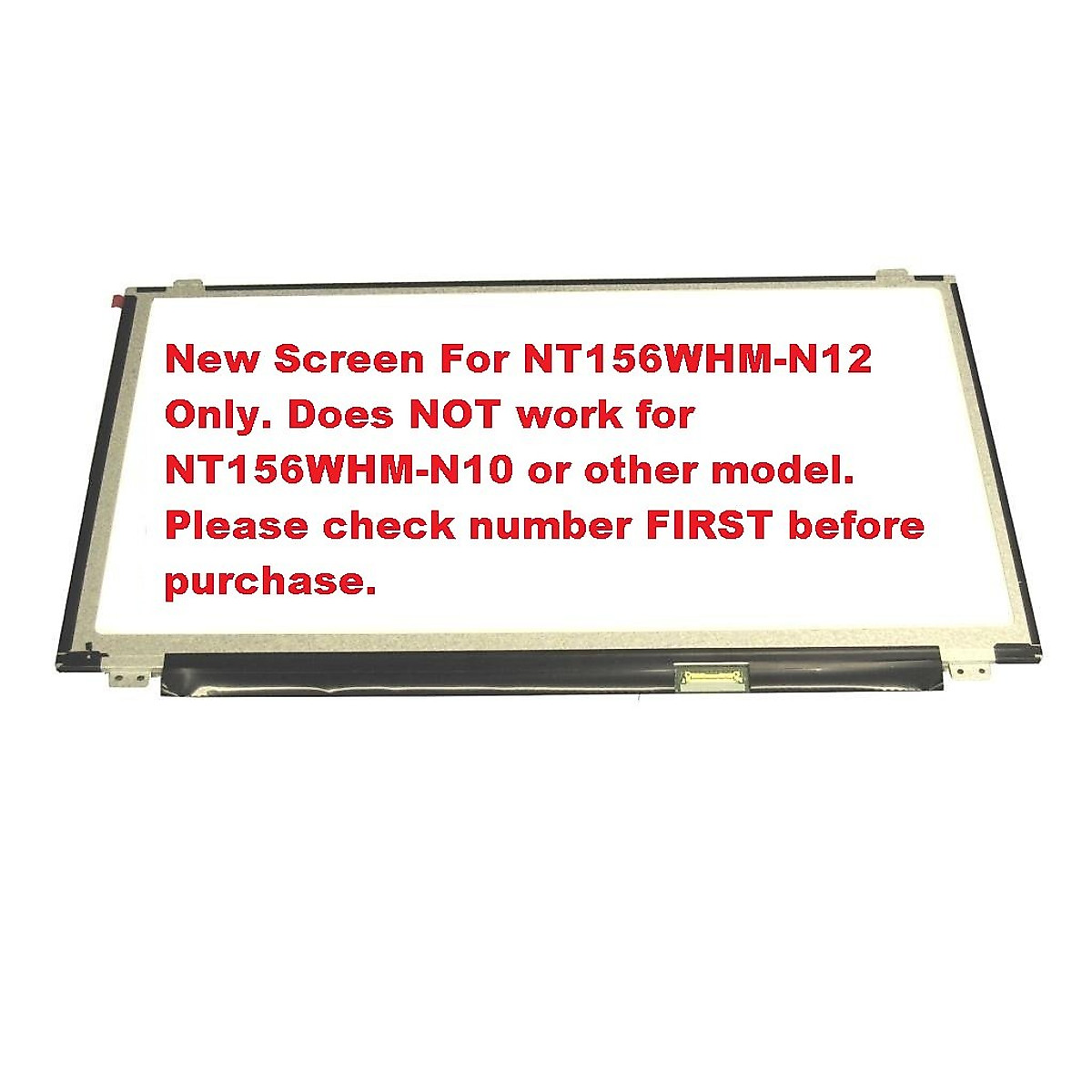 Boehydis Nt156whm-n12 Replacement LAPTOP LCD Screen 15.6" WXGA HD LED DIODE (Substitute Only. Not a ) (30 PIN)