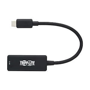 Tripp Lite USB-C to RJ45 Gigabit Ethernet Network Adapter Up to 2.5 Gigabits Per Second Network Speed - Windows, macOS, Chrome & Linux Widely Compatible - USB 3.2 Gen 1, 3-Year Warranty (U436-06N-2P5)